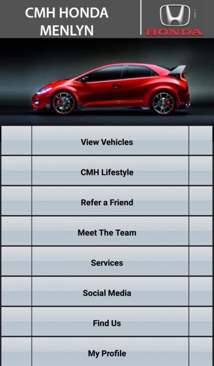 The CMH Honda Menlyn App Is Now Available To Download